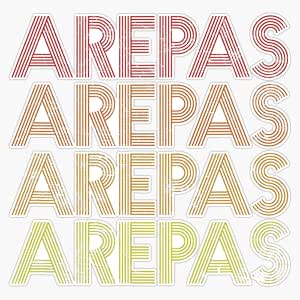 Amazon.com - Arepa Shirt Retro Venezuela Colombia Vintage Arepas Food ...