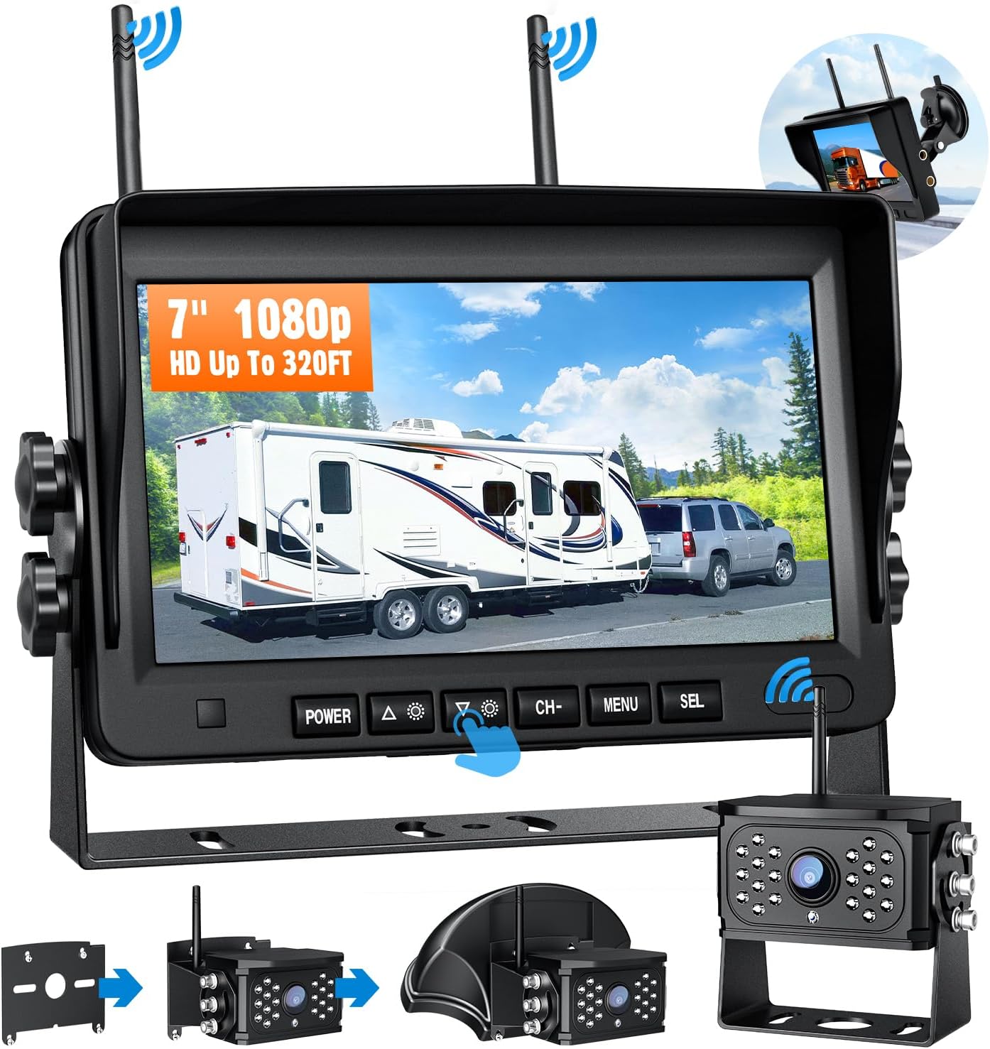 Amazon.com: Hopkins Towing Solutions Towing Solution 50050 vueSMART ...