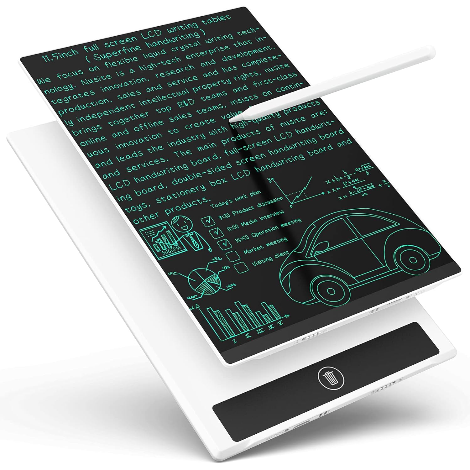 F FUNX LCD Writing Tablet 11.5 Inch, Drawing Tablet Doodle Board ...