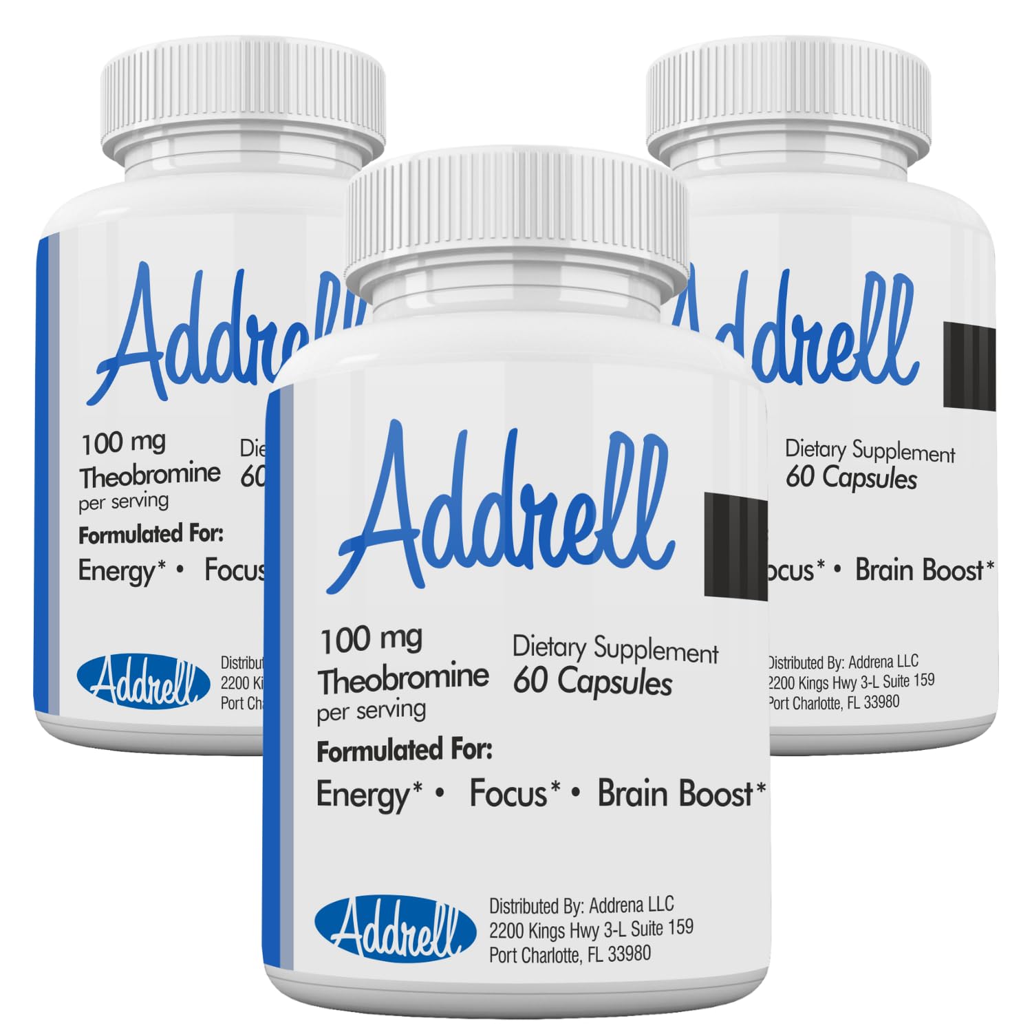 Amazon.com: Focus Pep Addrell Energy Stimulant Pills- Study Supplement ...