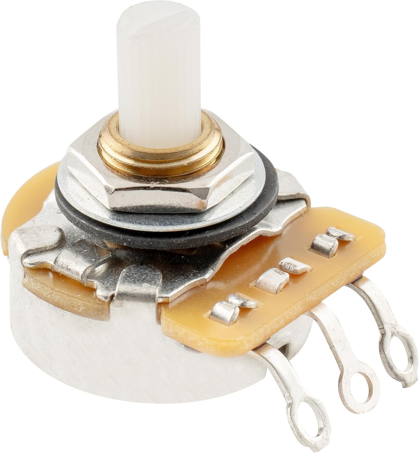 Amazon | CTS 製ポット インチサイズ ショートソリッドシャフト 1MΩ Aカーブ エレキギター用 | エレキギターボット・コンデンサ | 楽器・音響機器