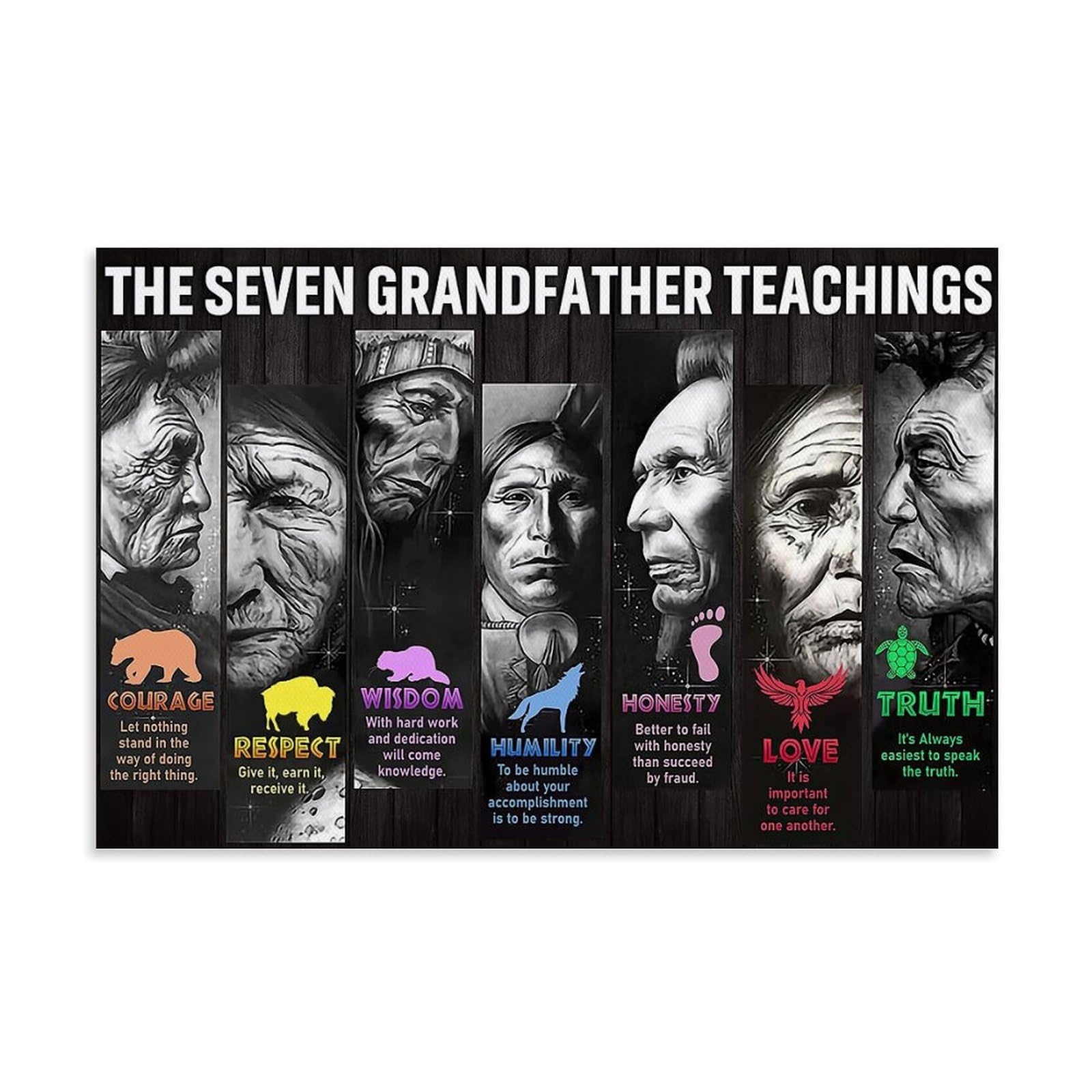 Teachings of Seven Native American Grandfathers Historical Legacy ...