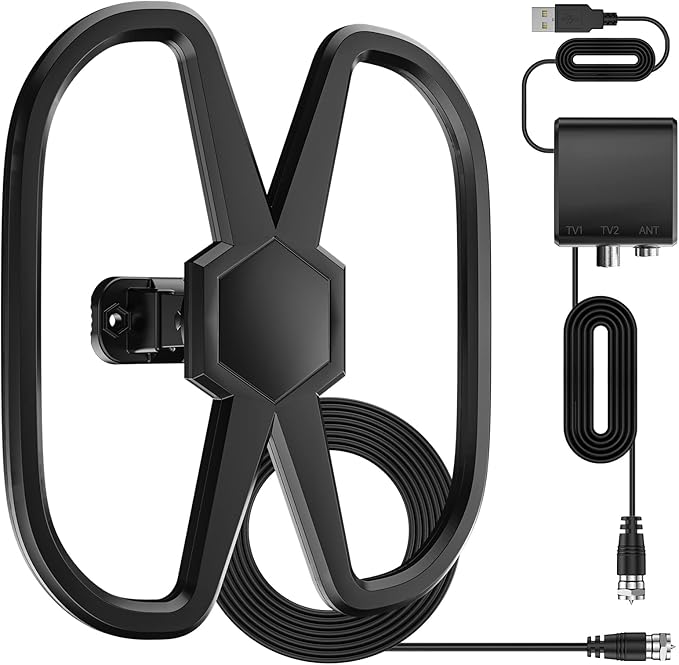 Amazon.com: 650+ Miles Long Range TV Antenna Digital Antenna for Smart ...