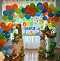Amazon.com: Cheereveal One A Saurus Dinosaur 1st Birthday Decorations ...