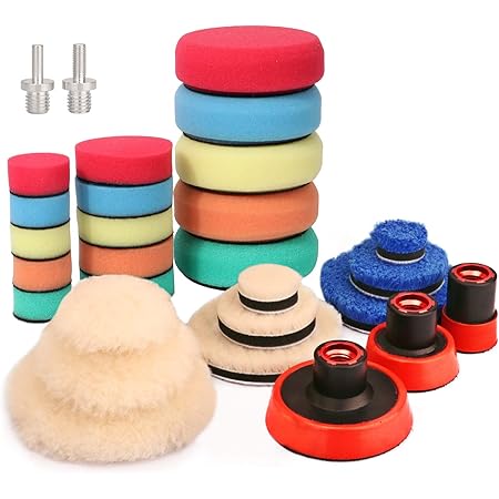 Amazon.com: Mini Buffing Polishing Pads, 16Pcs Mini Detail Polisher ...