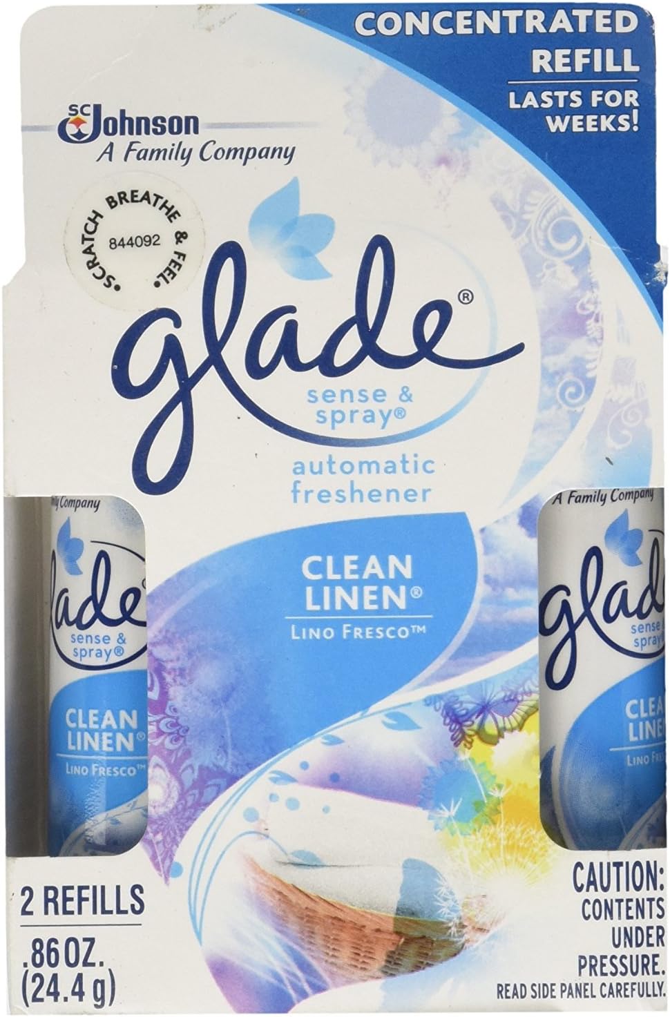 Amazon.com: Glade Sense & Spray Automatic Air Freshener Refill, Clean ...