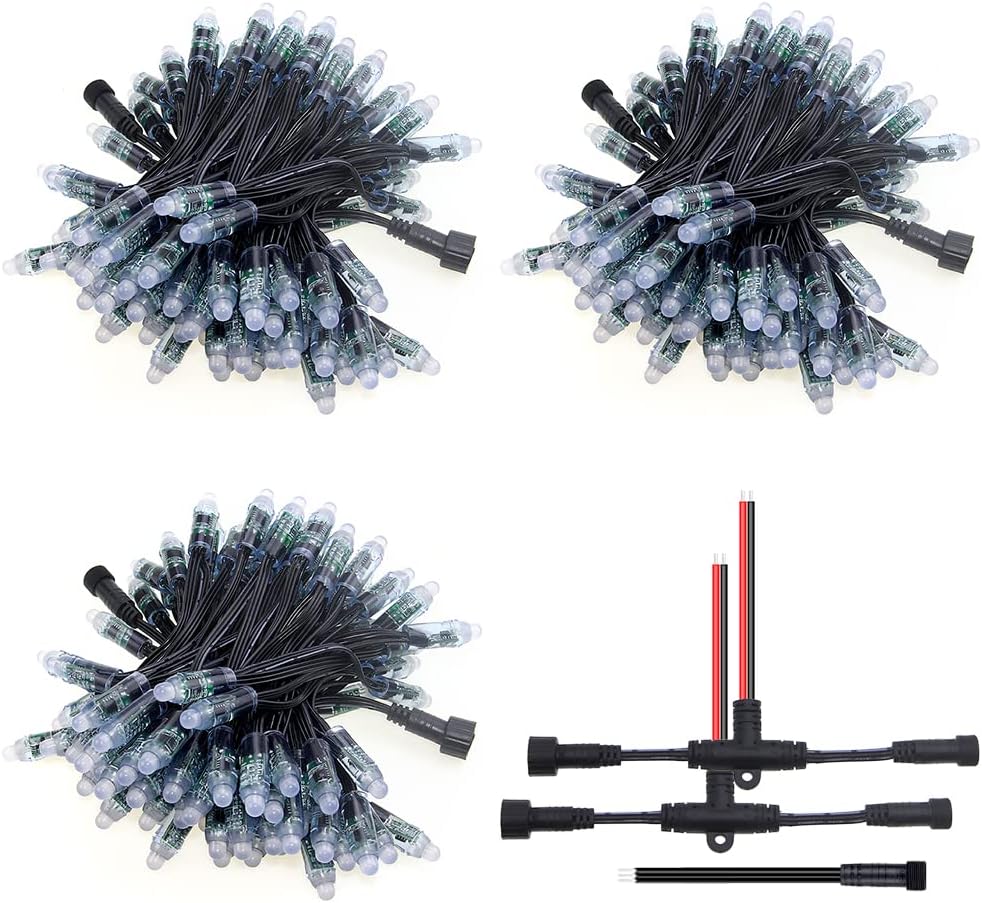 REXTiN® WS2811 LED String Pixels Digital Lights Addressable Waterproof ...