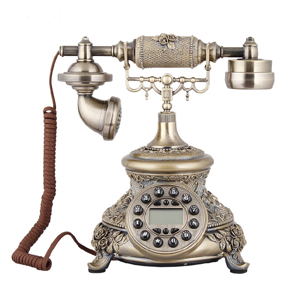 TelPal Landline Phone for Home, Corded Classic Antique Phone, Retro ...