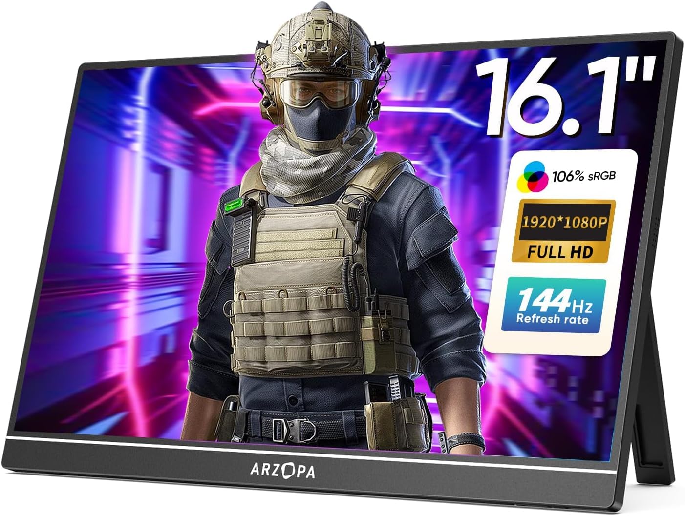 Newsoul OLED Portable Monitor 16 Inch, 3K 2880x1800 | 120Hz | 1ms ...