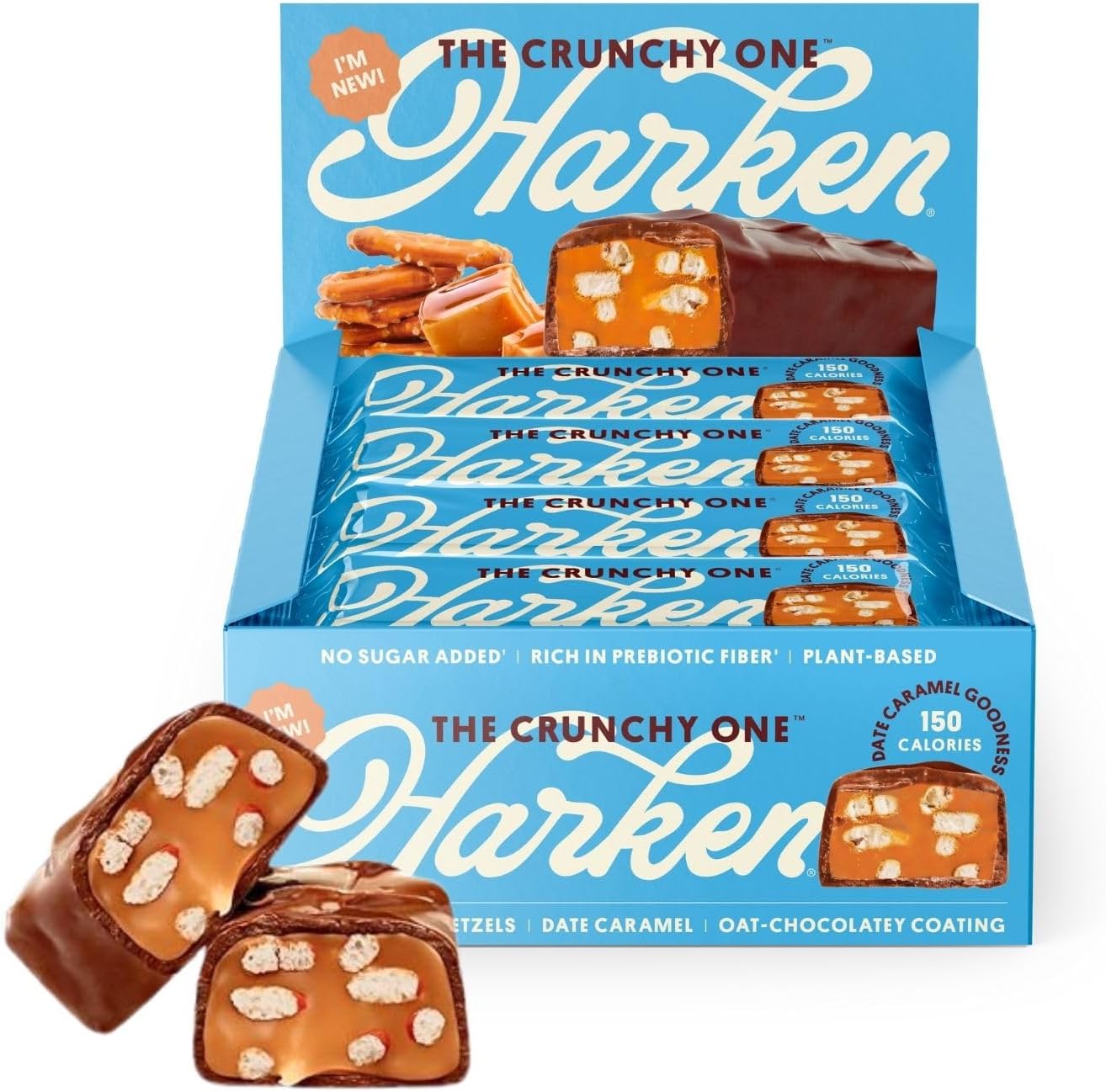 Amazon.com : Harken The Crunchy One – 12 Count No Sugar Added Candy ...