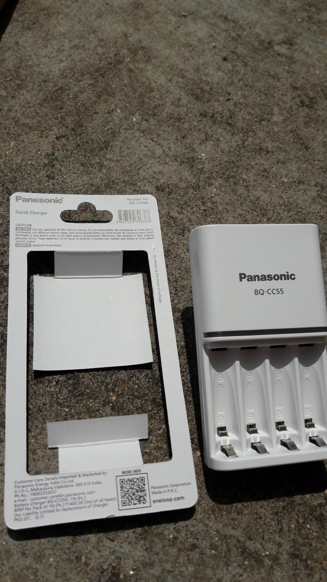 Panasonic Advanced Eneloop Individual Battery 3 Hour Quick Charger with ...