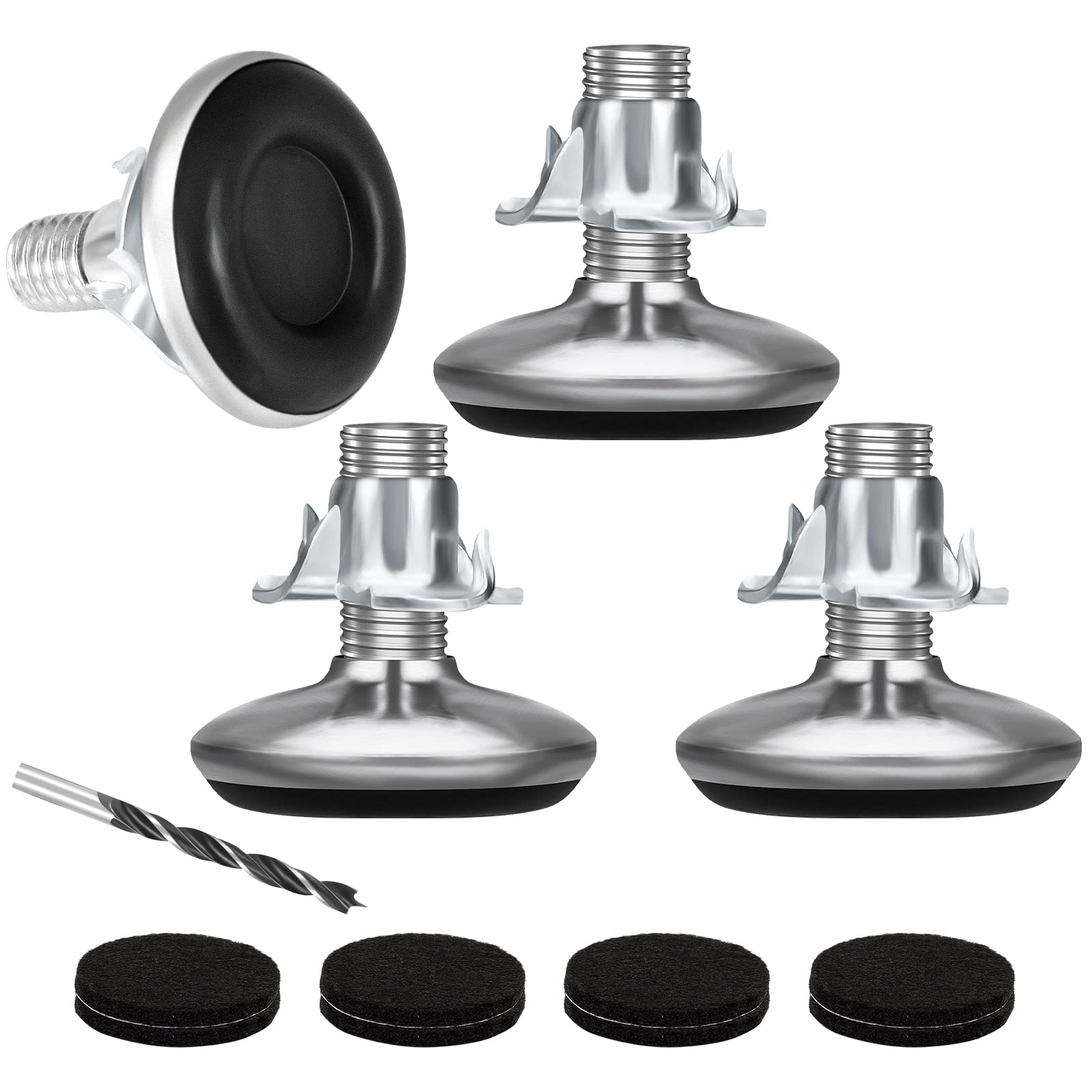 Buy 4 Set M8 Furniture Leveling Feet,Adjustable Leg Levelers for ...