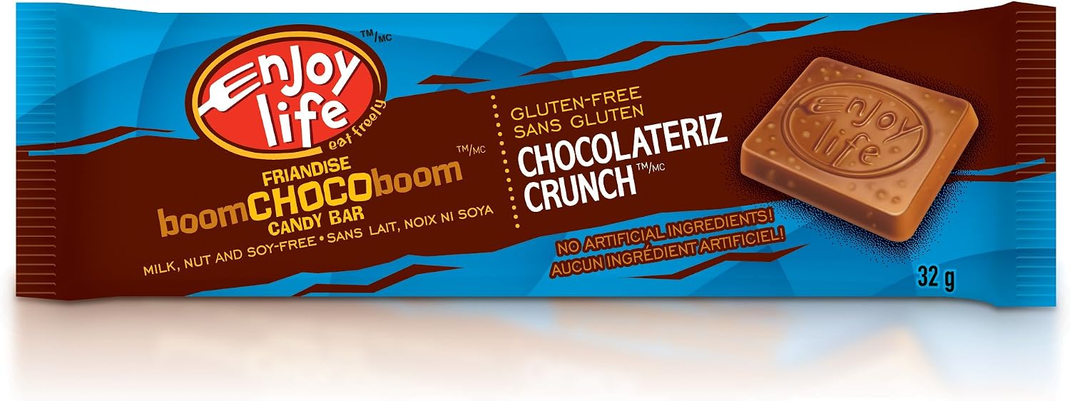 Amazon.com: Enjoy Life BoomChocoBoom Bar Ricemilk Crunch - 1.12 oz ...