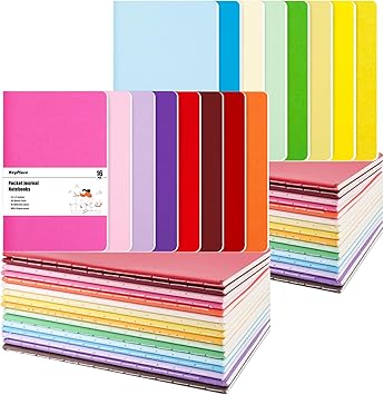 Amazon.com : HEYPLACE 16PCS Pocket Notebooks, Lined Small Pocket ...