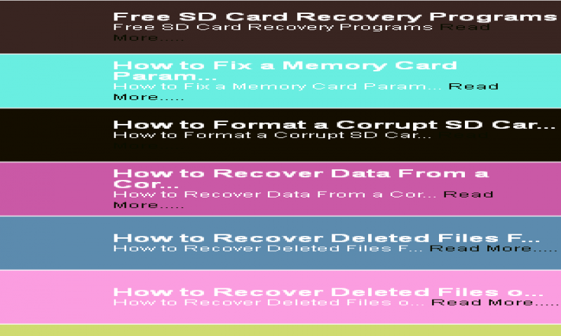 100 howto Memory Card Recover - App on Amazon Appstore