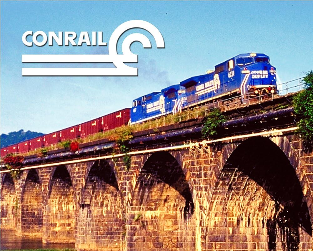 Amazon.com: Conrail "GE C40-8W" 8" x 10" Metal Sign : Home & Kitchen
