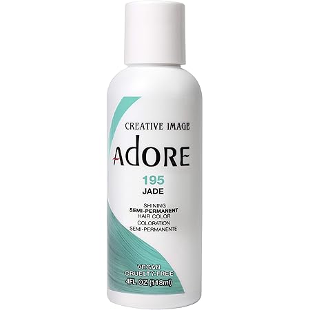 Amazon.com : Adore Semi-Permanent Haircolor #195 Jade 4 Ounce (118ml ...