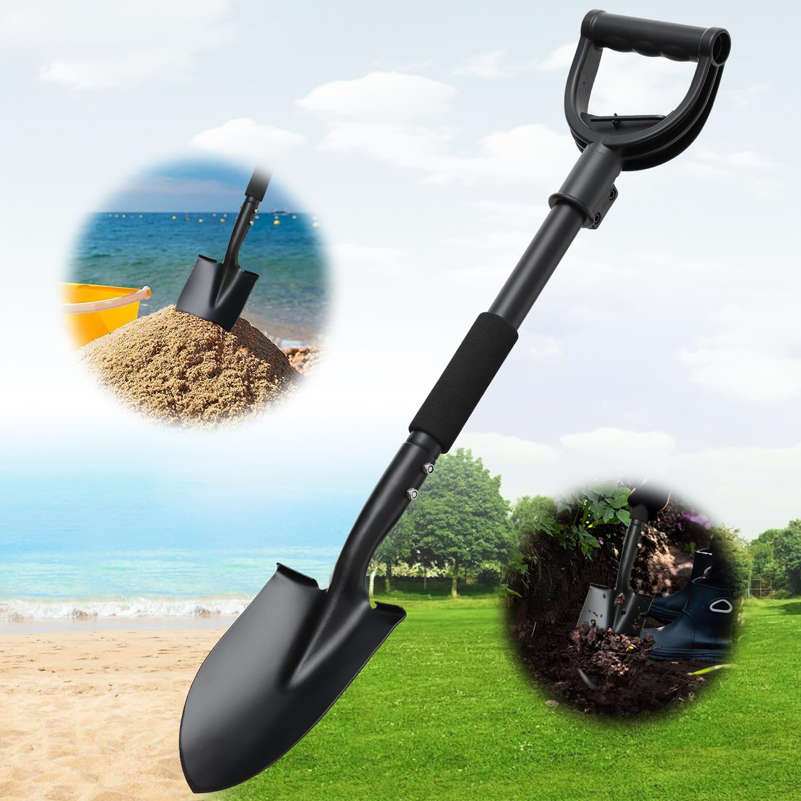 Amazon.com : Burpee 26" Stainless Steel Durable Trowel with 20" Long ...