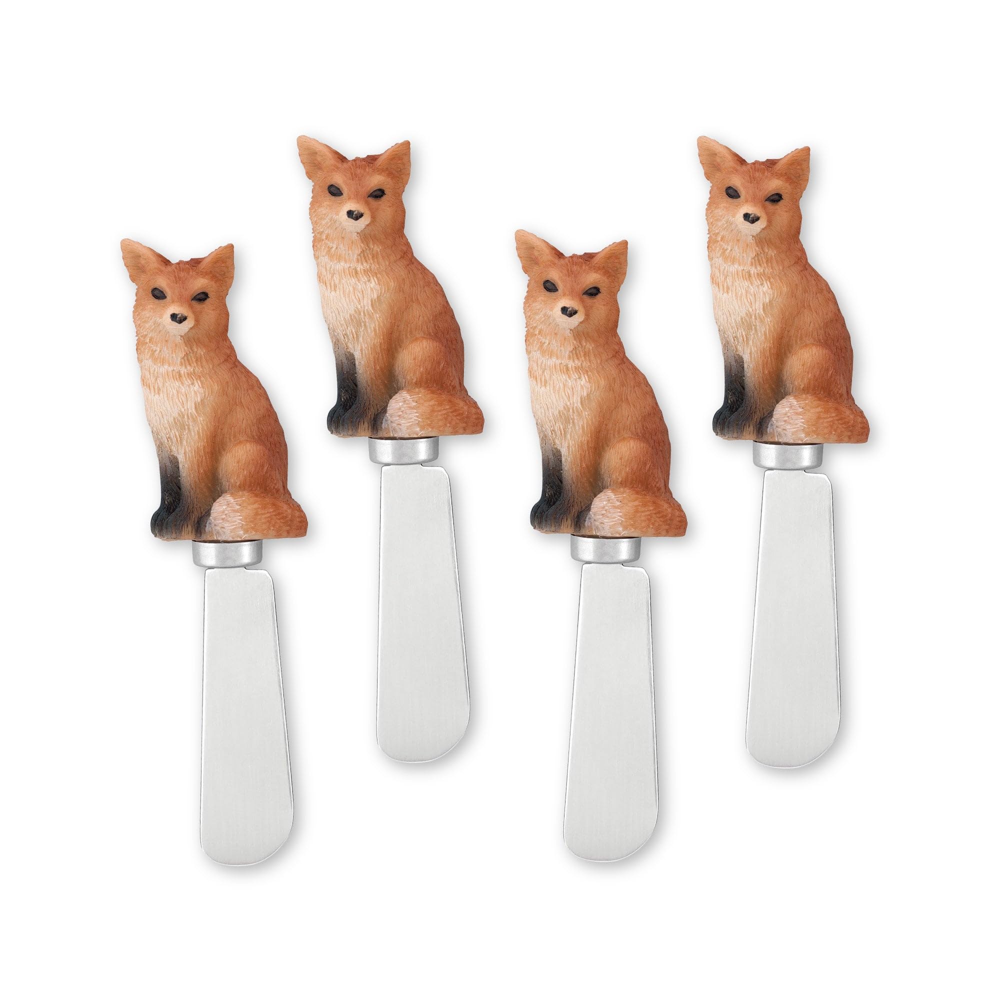 Snapklik.com : Supreme Housewares Red Fox Cheese Spreaders, Hand ...