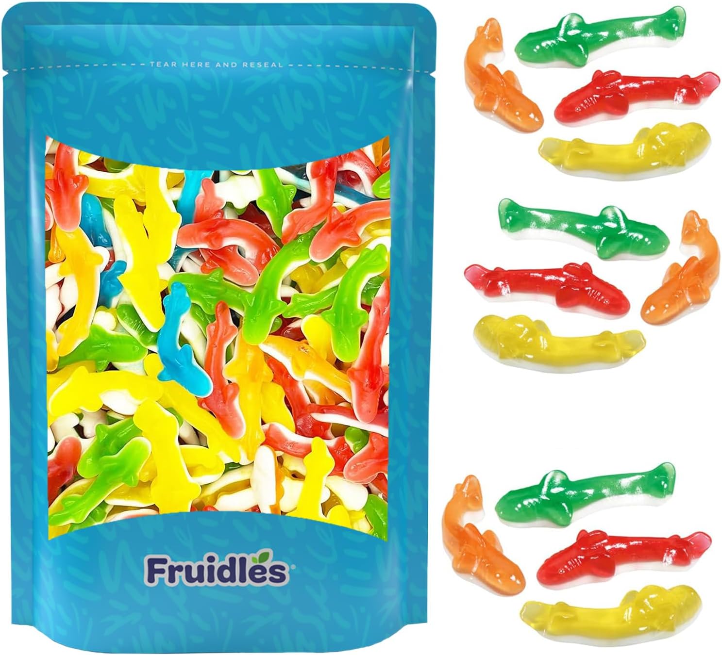 Amazon.com : Island Snacks Gummy Sharks, 8 Ounce, 6 Count : Grocery ...