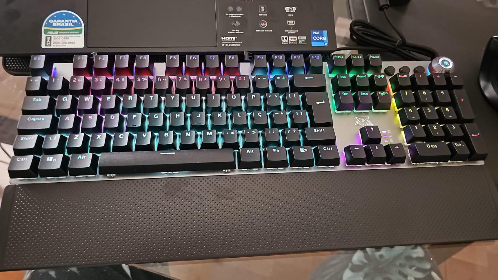 Teclado Mecânico Switch Red KRGD Full Anti-Ghosting Macro e Software ...