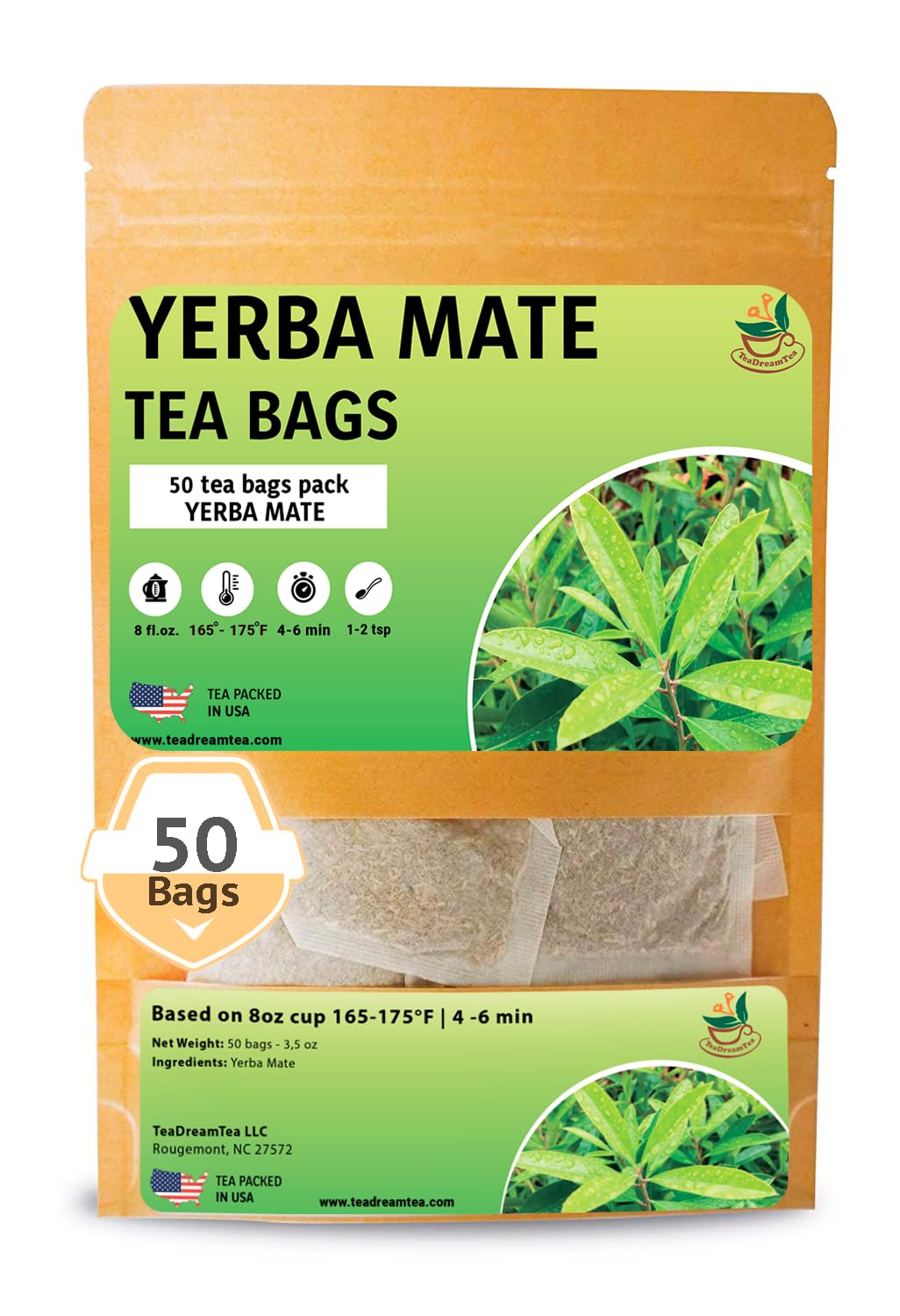 Amazon.com : Yerba Mate Tea - Green Cut & Sifted - Unsmoked Energy ...