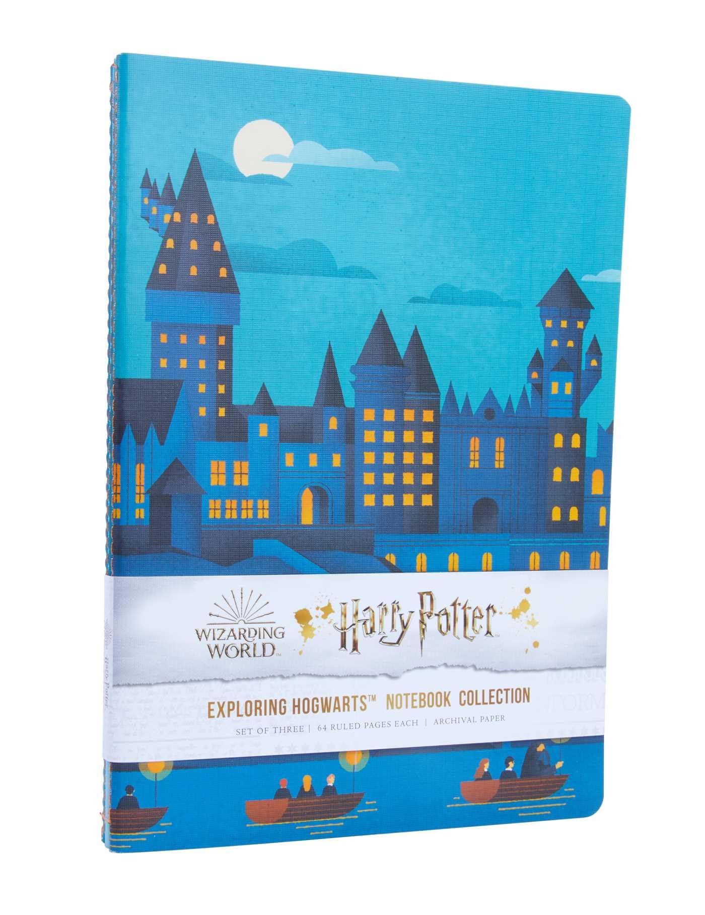 Harry Potter: Exploring Hogwarts Sewn Notebook Collection: Set of 3 (HP ...