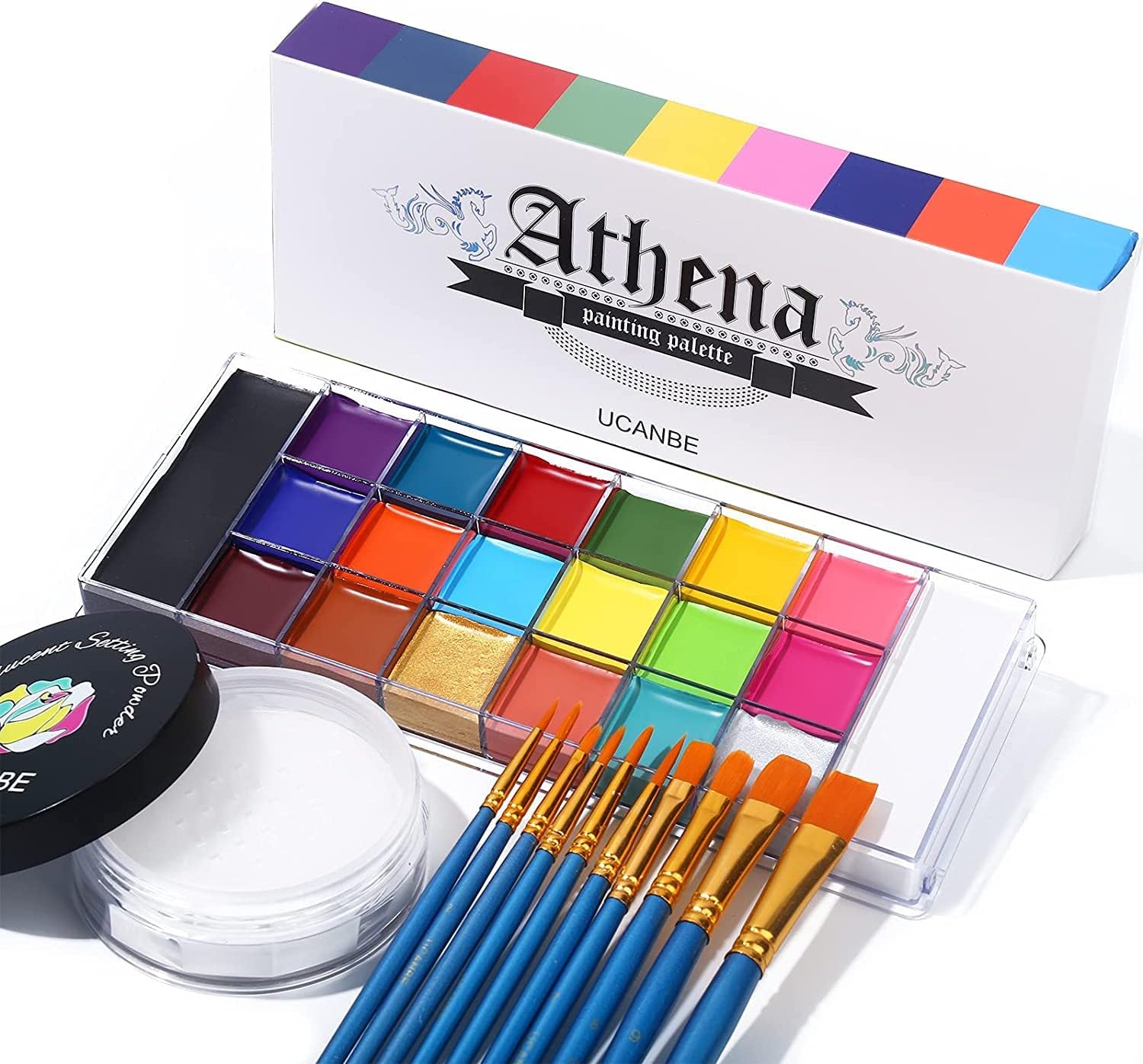 Amazon.com: Face Paint Kit – Easy to Apply & Remove – Dermatologically ...