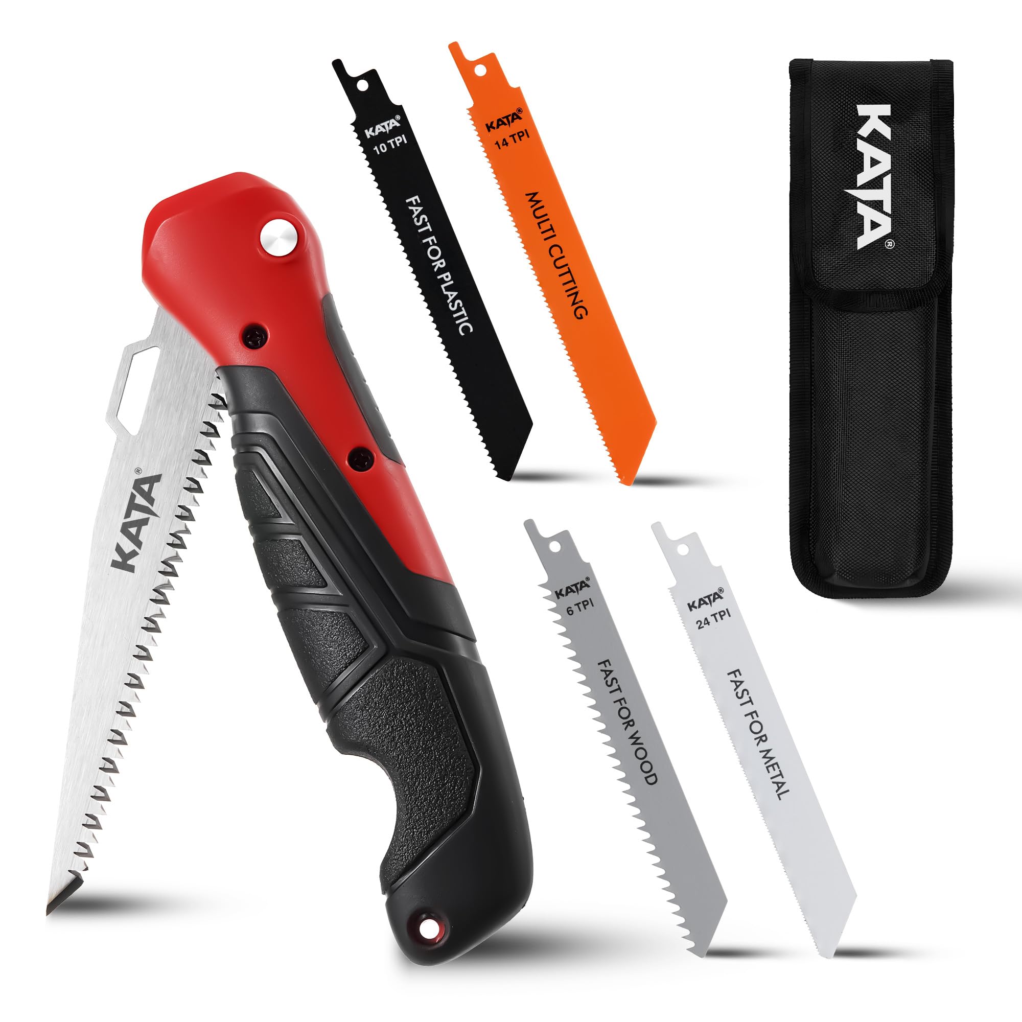Snapklik.com : KATA Multi Blade Folding HandSaw - 5-In-1 Drywall Cutter ...