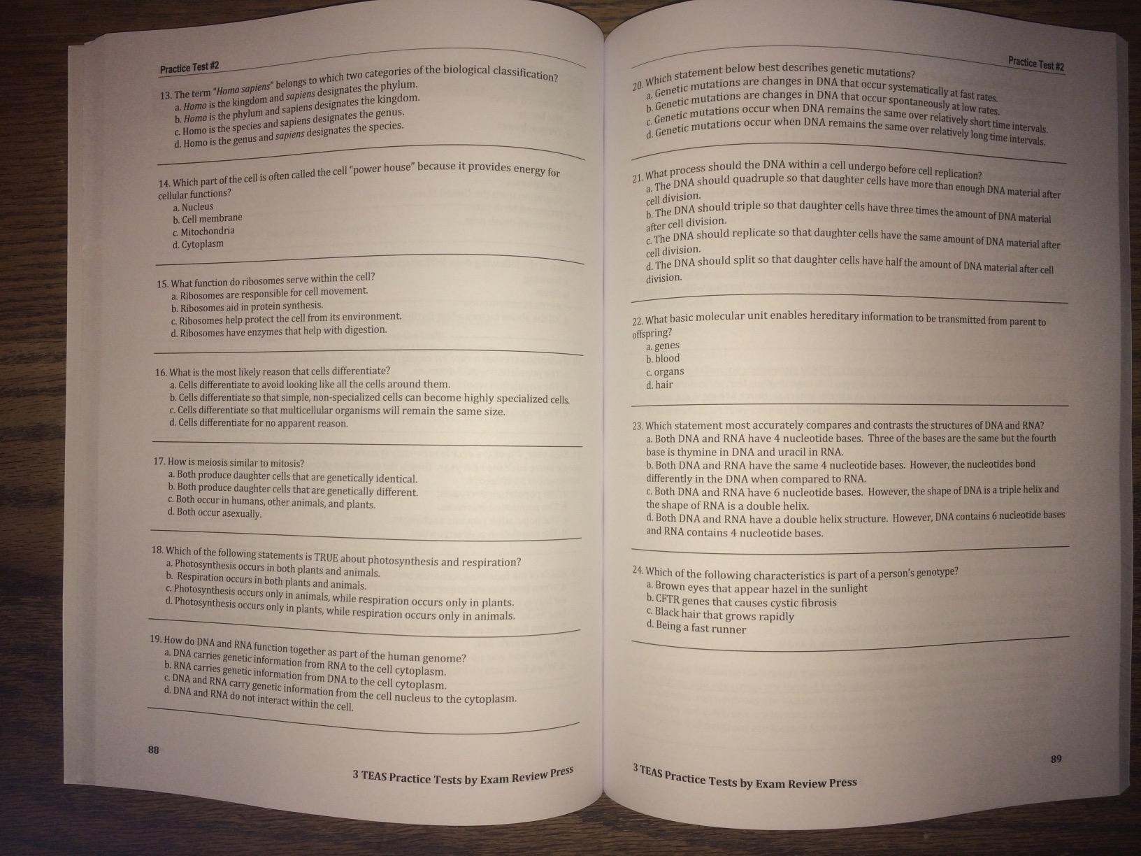 Teas V Practice Tests 2015-2016: 3 Teas Practice Tests for the Test of ...