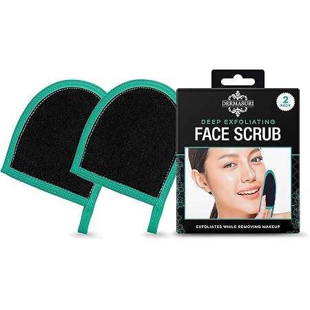 Amazon.com: Dermasuri Deep Exfoliating Glove for Face - Exfoliating ...