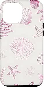 Amazon.com: iPhone 13 Pro Max Coastal Granddaughter Aesthetic Preppy Seashell Ocean Case : Cell ...