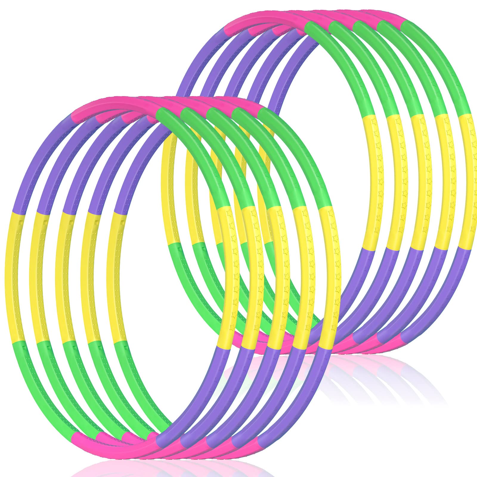 Toy Color Hoop for Kids, Size Adjustable & Detachable Length Kids ...