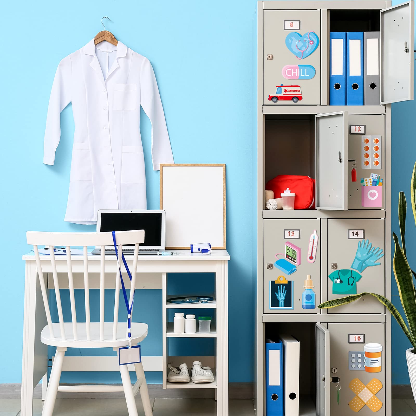 Snapklik.com : 25 Pcs Nurse Refrigerator Magnets Nursing Magnetic ...