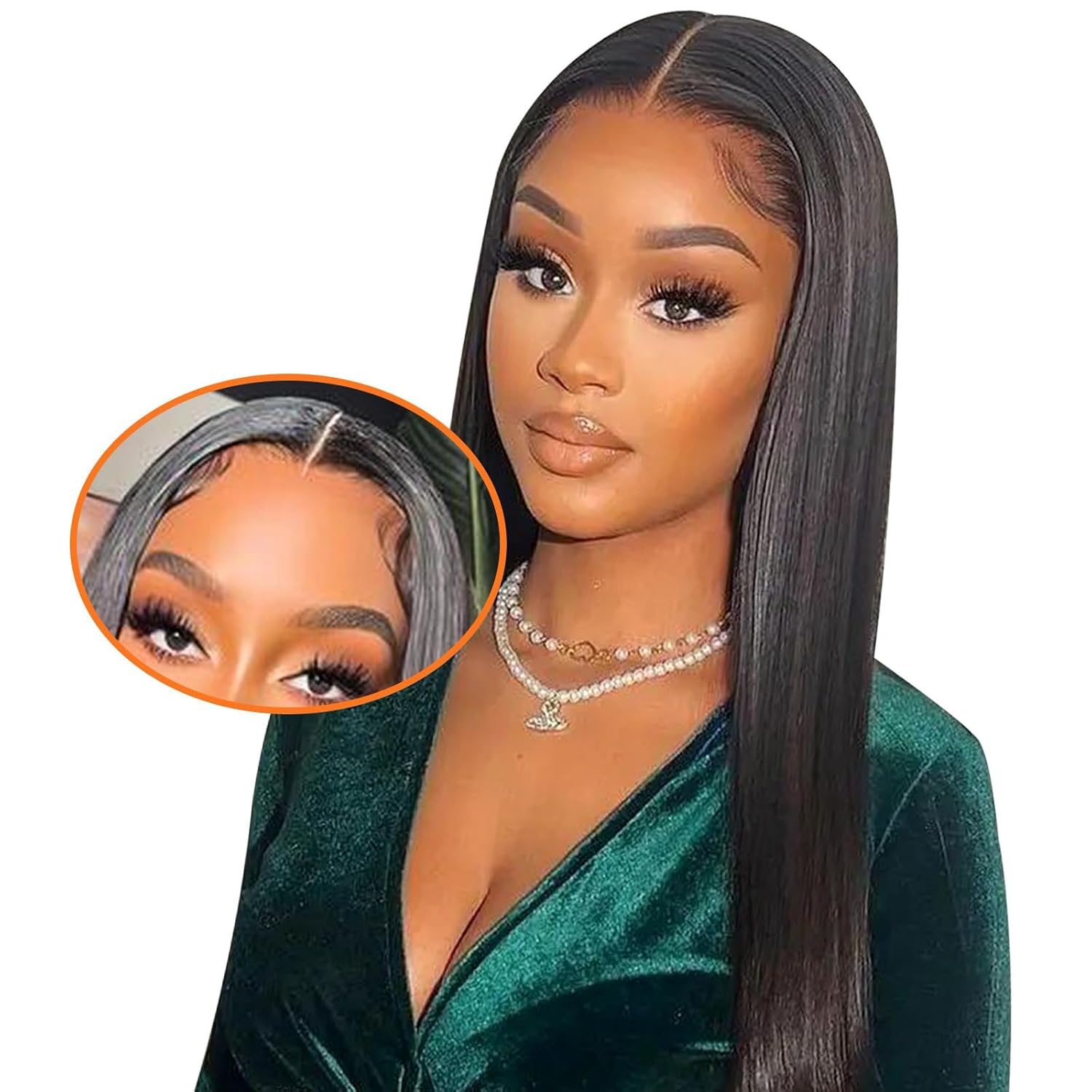 Amazon.com : Wear and Go Glueless Wigs Human Hair Pre Plucked Pre Cut ...