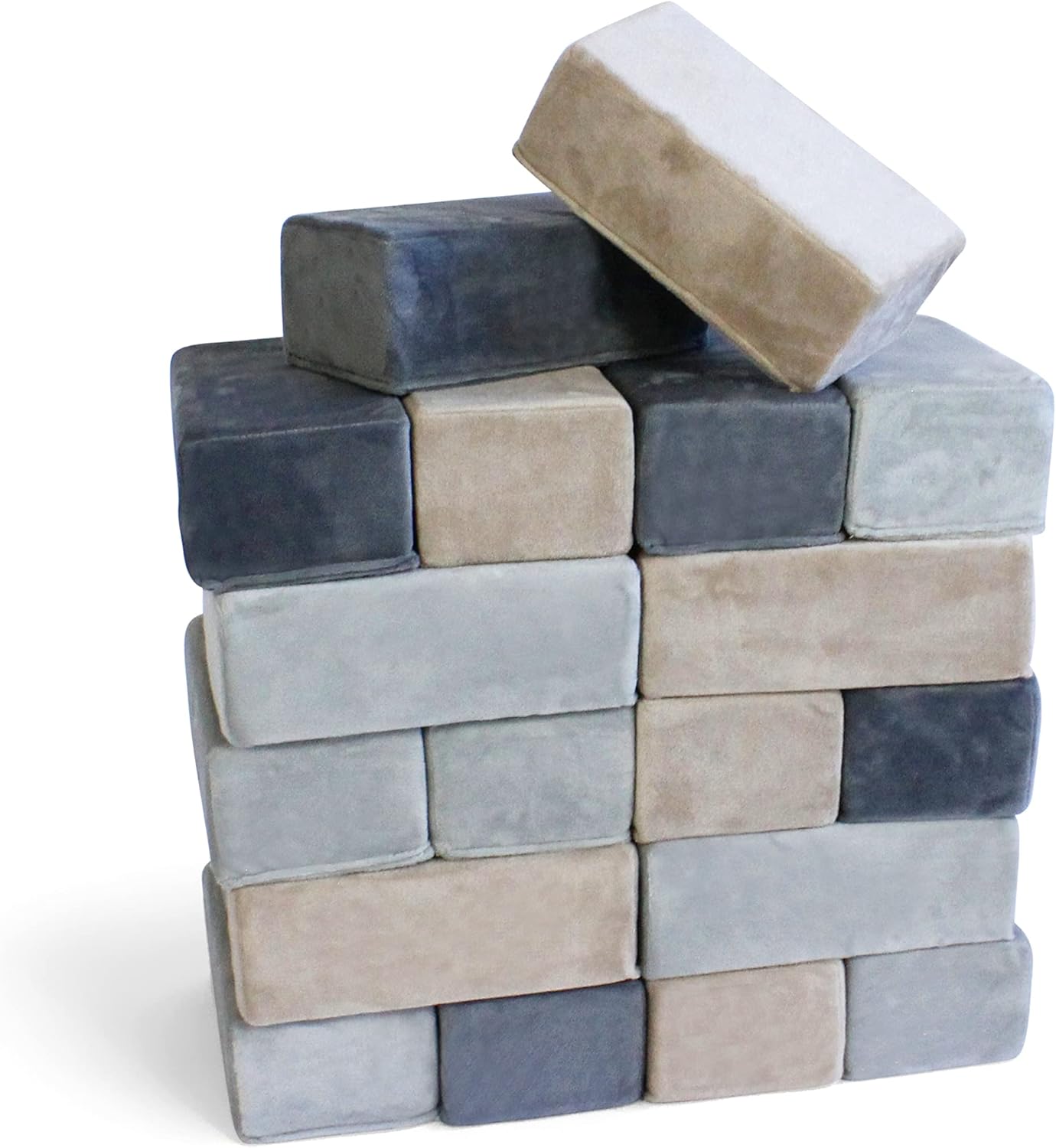 Amazon.com: Plush Blocks - Soft Stackable Building Blocks for Kids ...