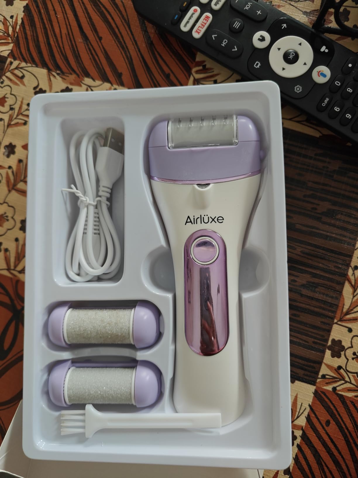 Airluxe Electric Foot Callus Remover | Pedicure Machine for Feet Leg ...