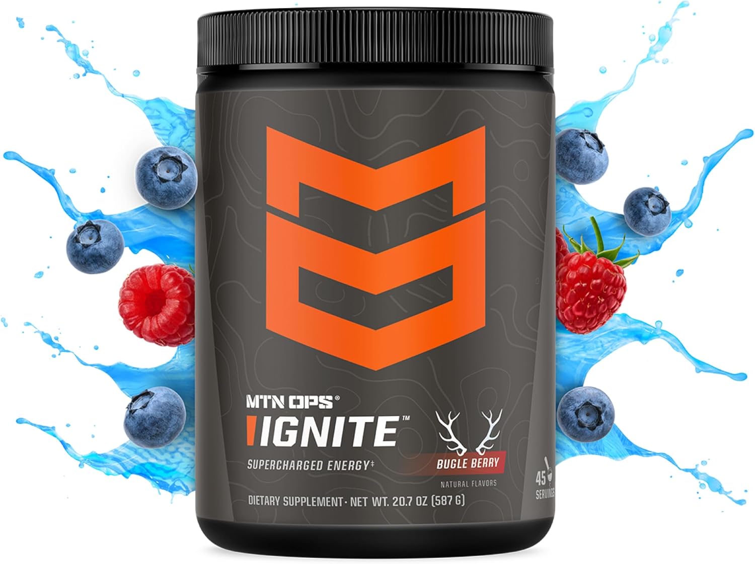 Amazon.com: MTN OPS Ignite Energy Drink Powder, Gluten Free Nitric ...