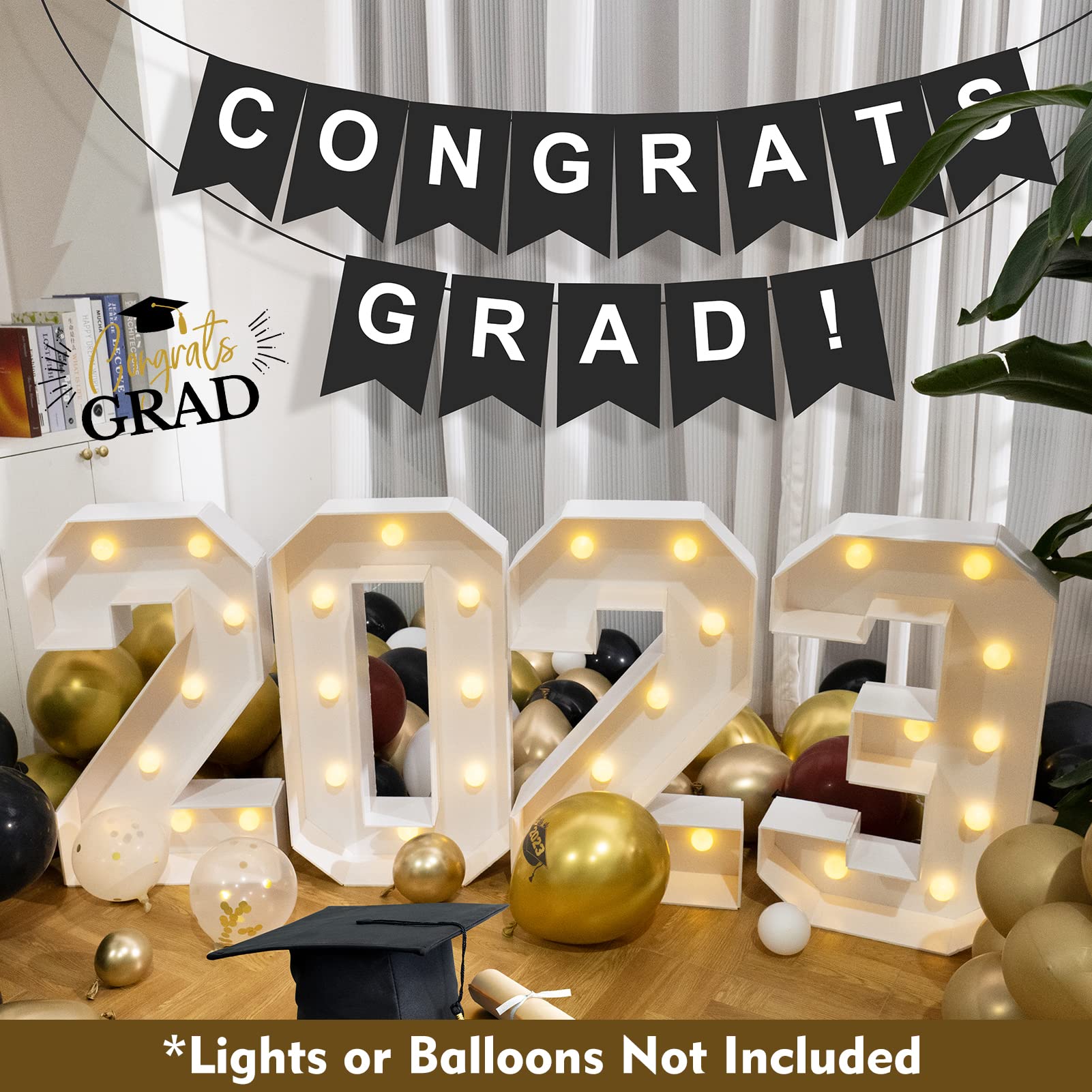 Snapklik.com : 2023 Graduation Decorations, Large PRE-Cut 2023 Marquee ...