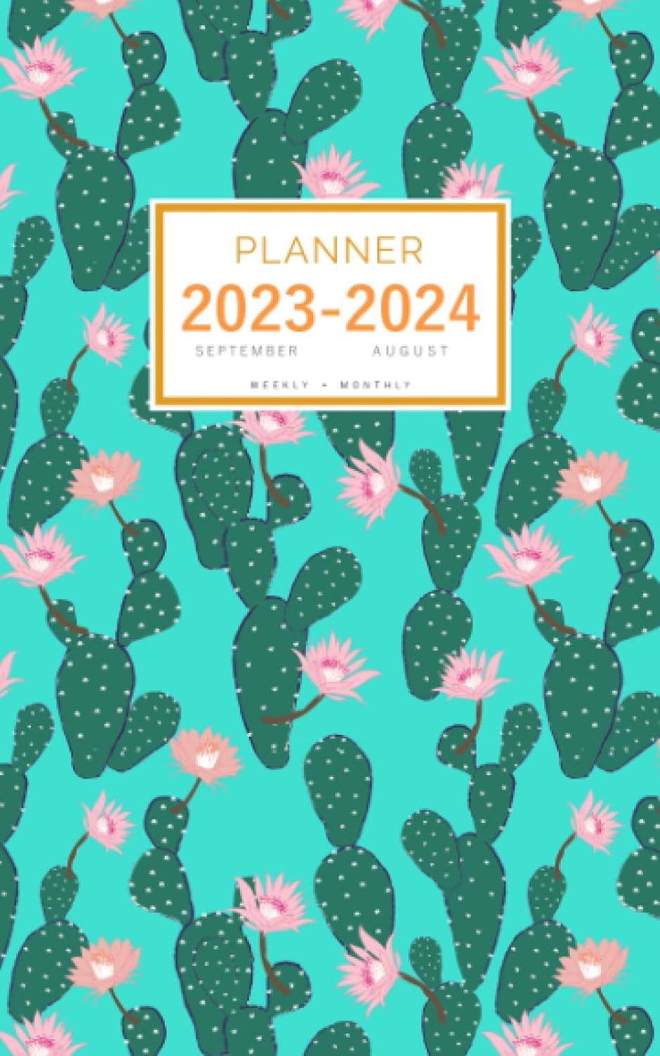 Planner September 2023-2024 August: 5x8 Weekly and Monthly Organizer ...