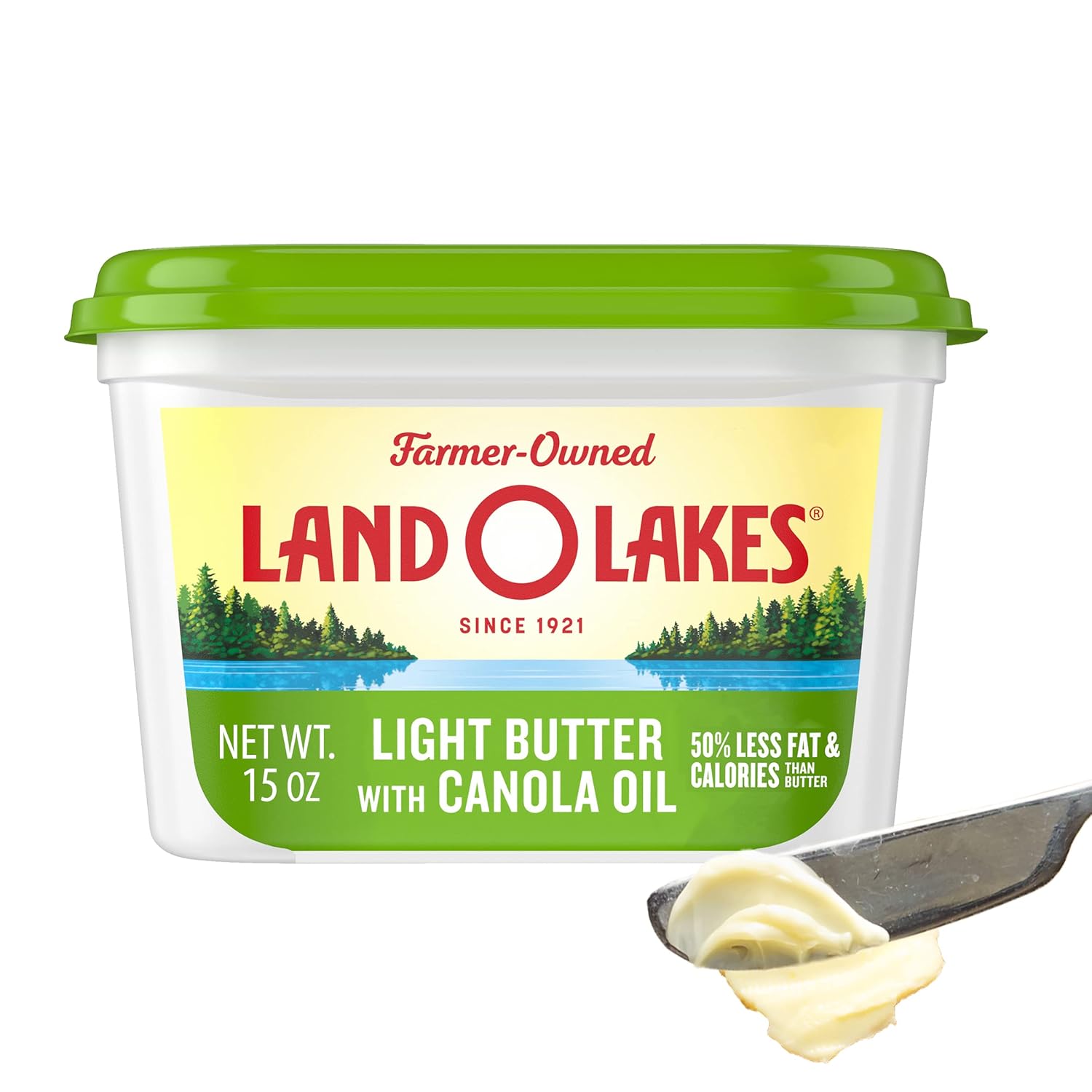 Amazon.com: Land O Lakes Light Butter with Canola Oil, Contains Less ...