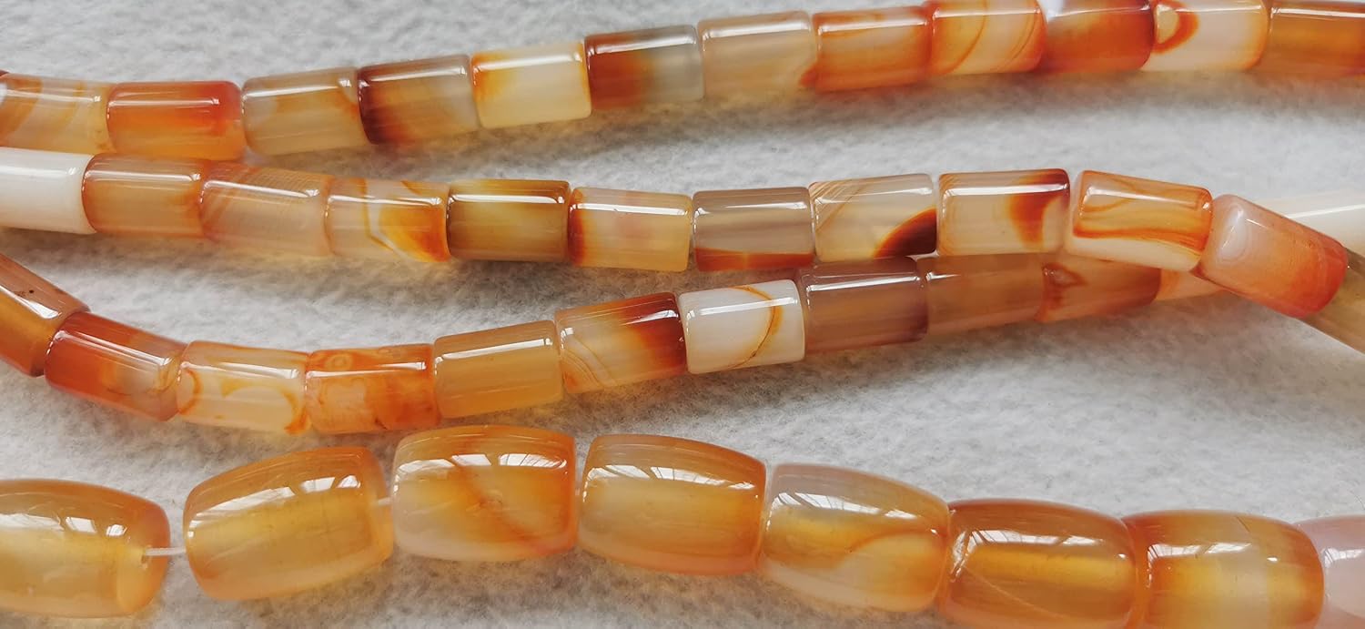 Amazon.com: 10pcs Genuine Canerial Natural Banded Agate Slice Veins ...