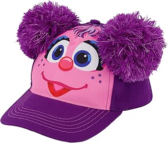 Sesame Street Boné de beisebol infantil Elmo para meninos, Roxo/rosa, 2 ...