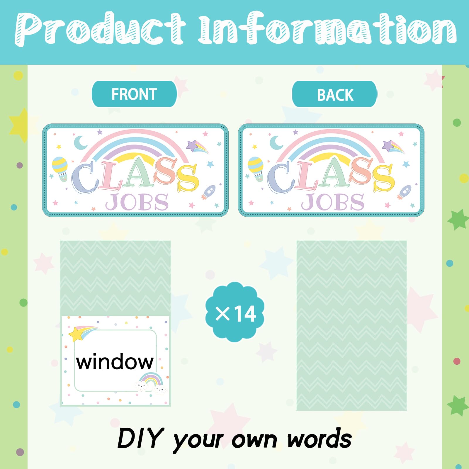 Snapklik.com : Zonon Class Jobs Bulletin Board Colorful Class Jobs ...