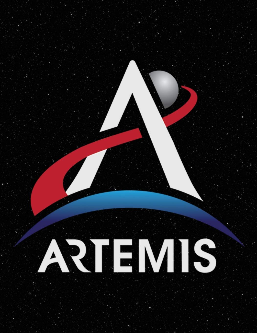 Artemis: NASA Artemis Program Logo Light We Are Going Moon To Mars 2024 ...