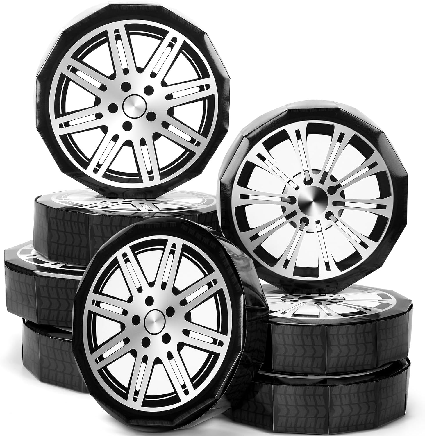 Amazon.com: Bucherry 8 Pcs Race Car Party Decorations 12 Inch Large ...