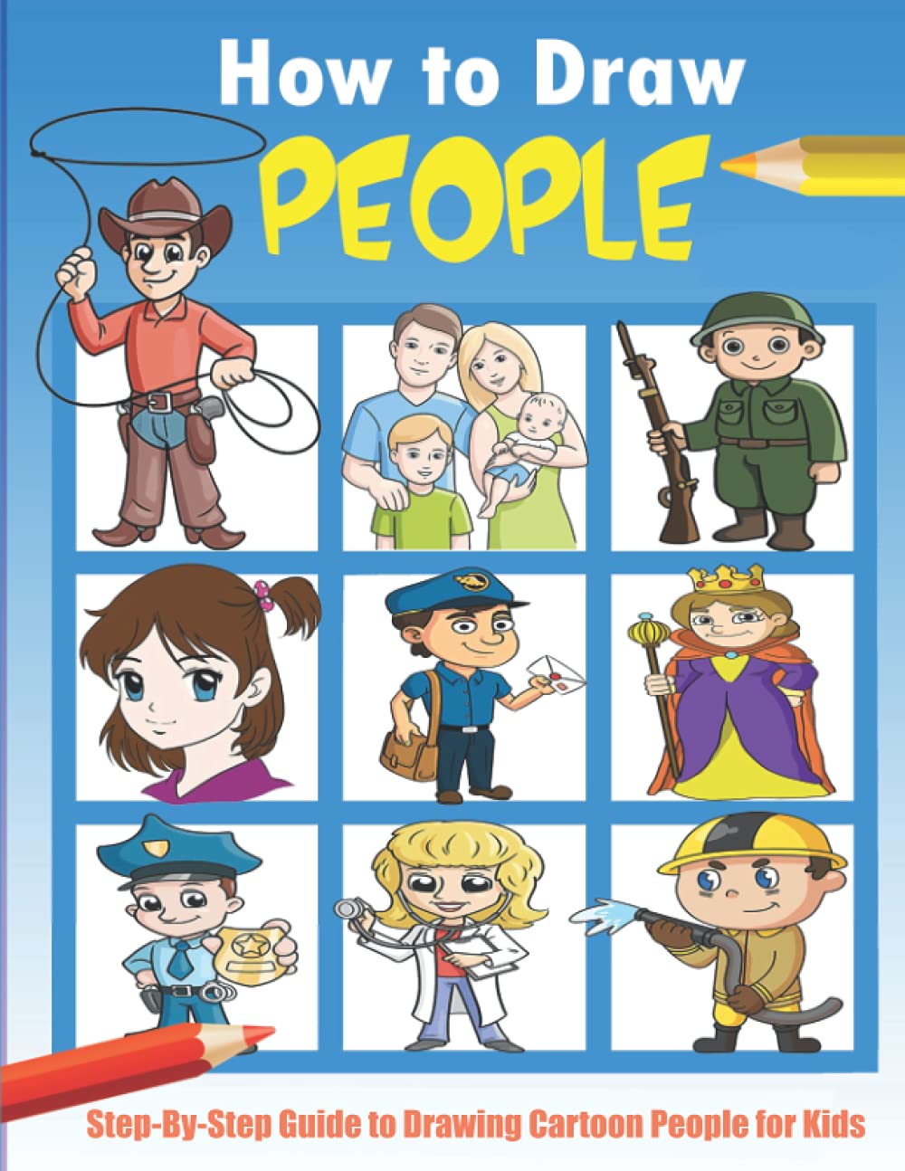 How To Draw Cartoon People A Simple Step By Step | Desertcart INDIA