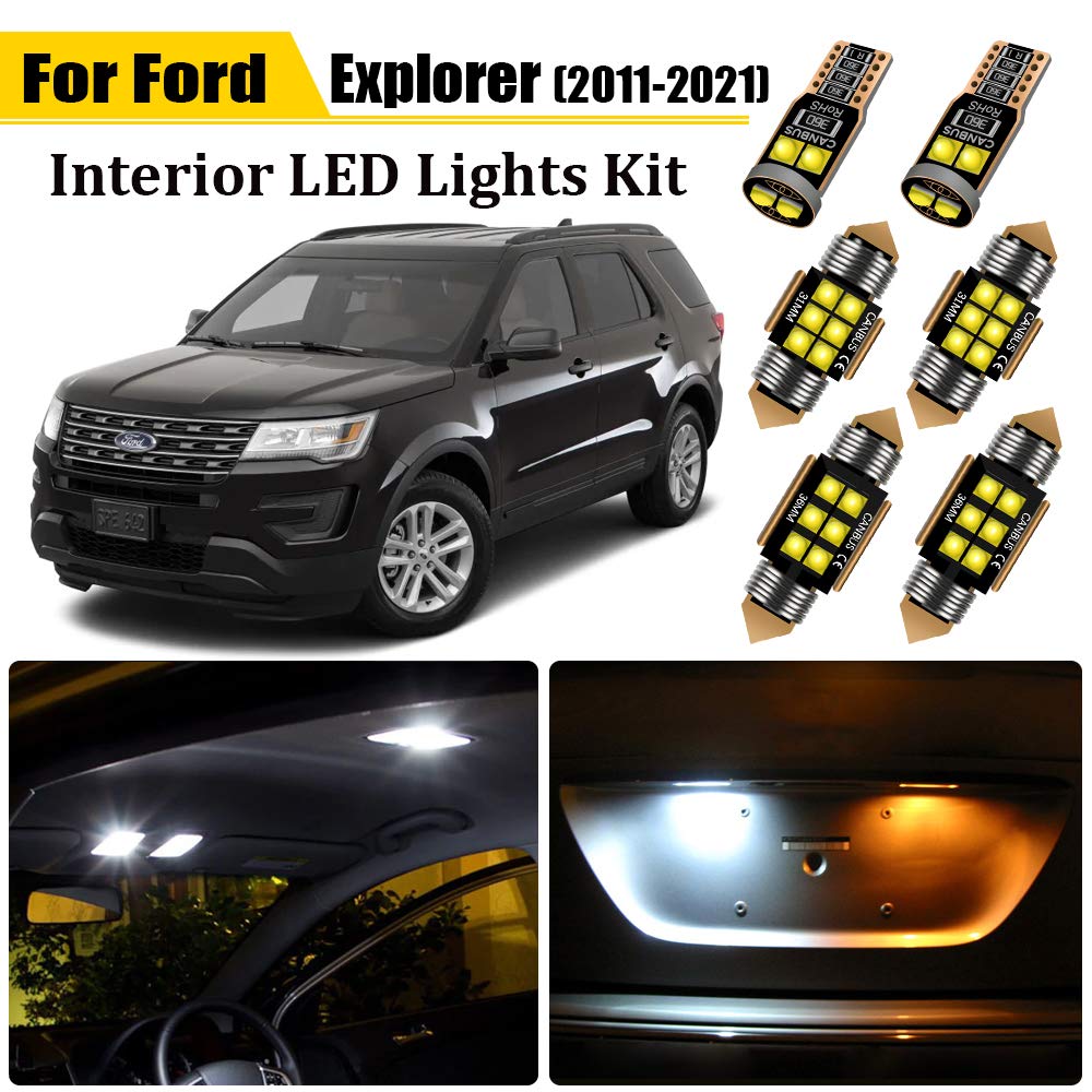 Buy BMT xms 12pcs LED Interior Light Kit for Ford Explorer 2011-2015 ...