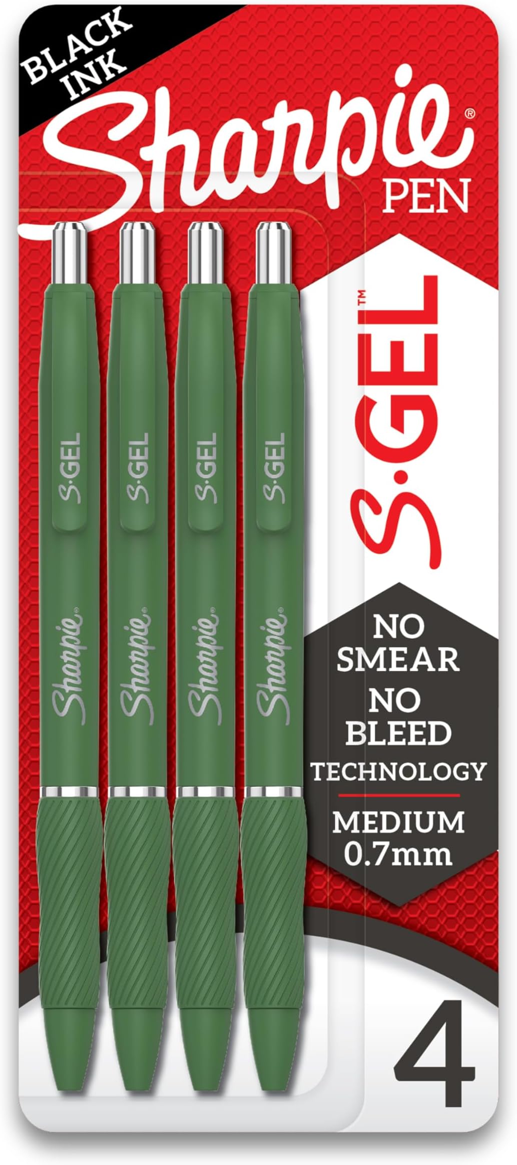 Amazon.com: FLEXOFFICE High Grade Gel Pens, Black Ink, 0.7mm Fine Point ...