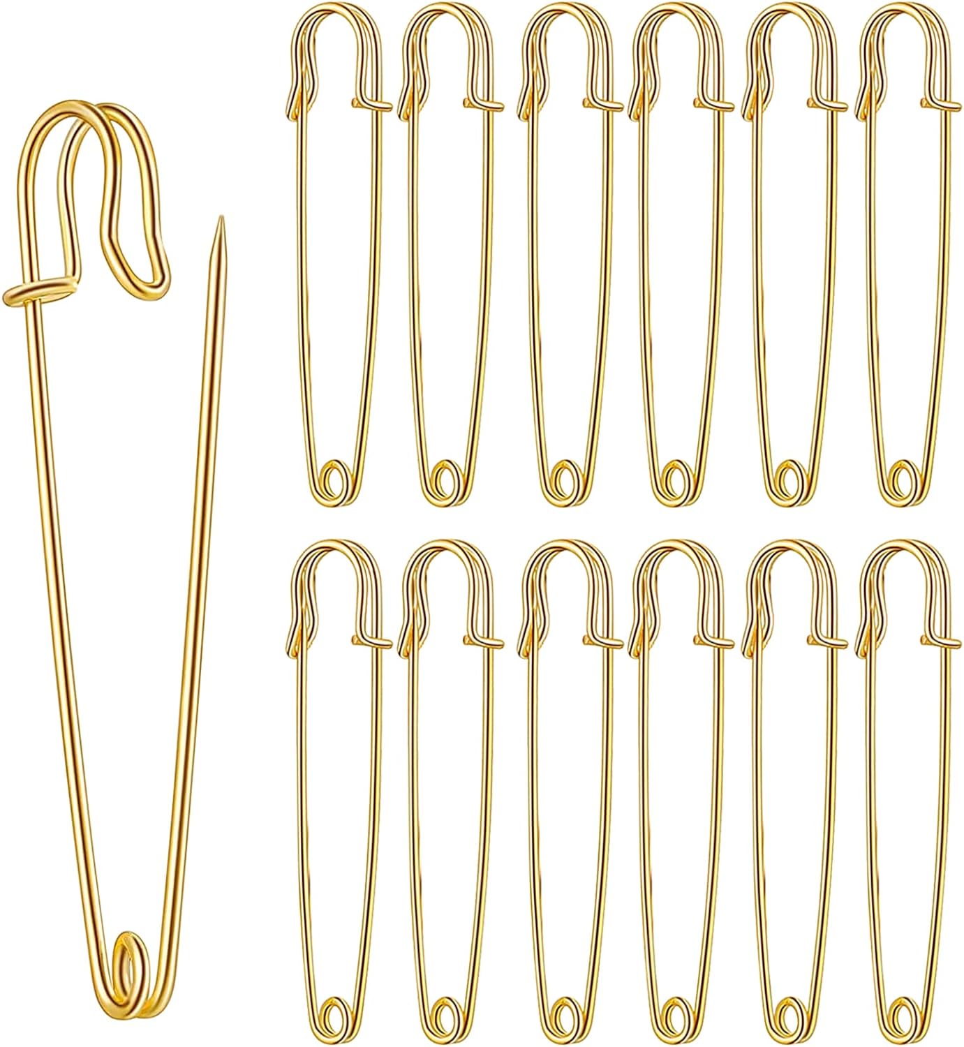Amazon.com: Urmspst Large Safety Pins Pack of 30 for Clothes, Leather ...